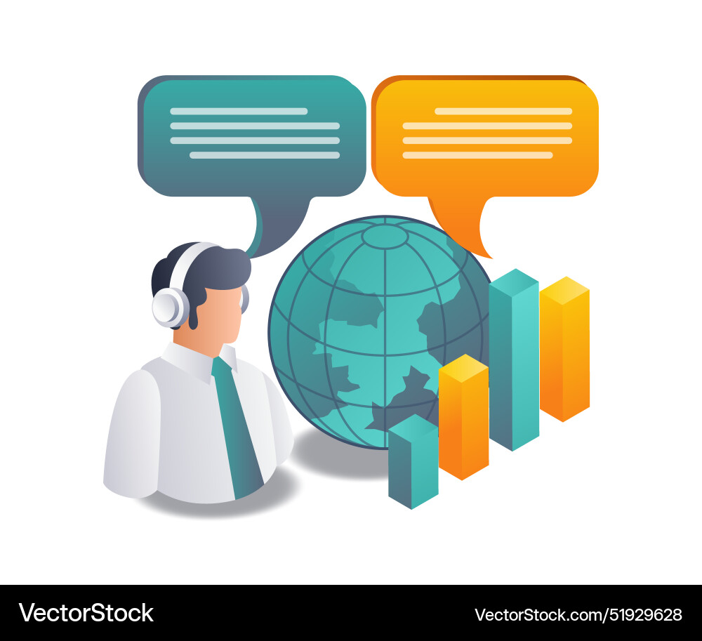 Partnership transaction dialogues in business Vector Image