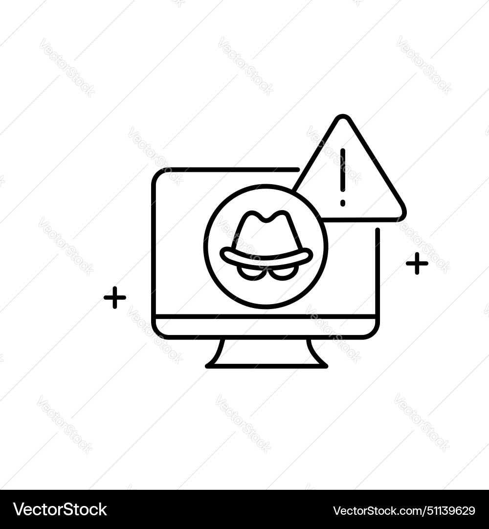 Fraud detection icon design Royalty Free Vector Image