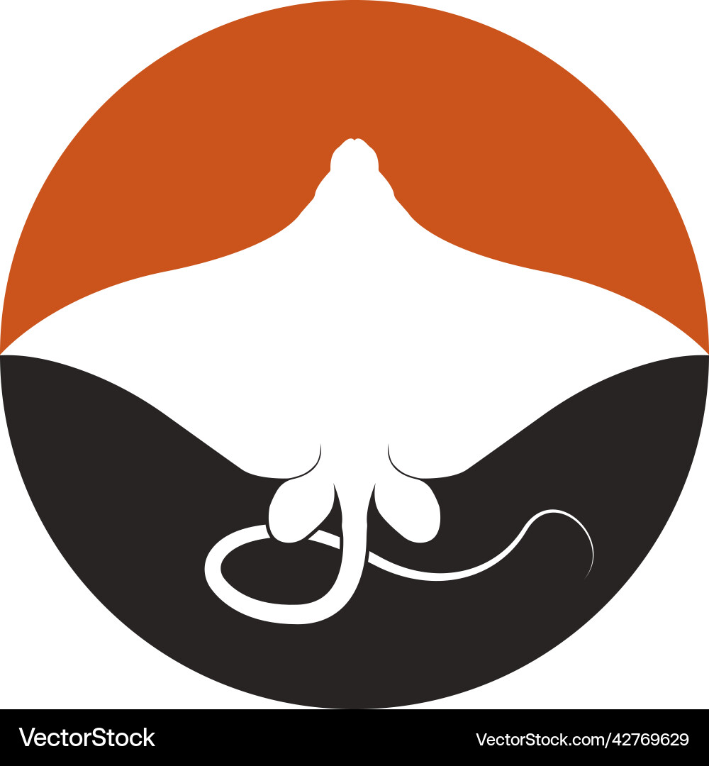 Stingray logo Royalty Free Vector Image - VectorStock