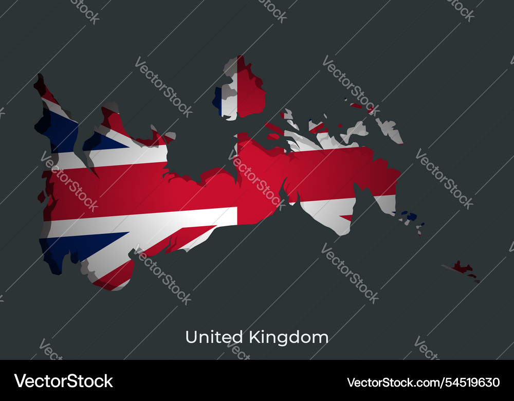 Flag map nation Royalty Free Vector Image - VectorStock