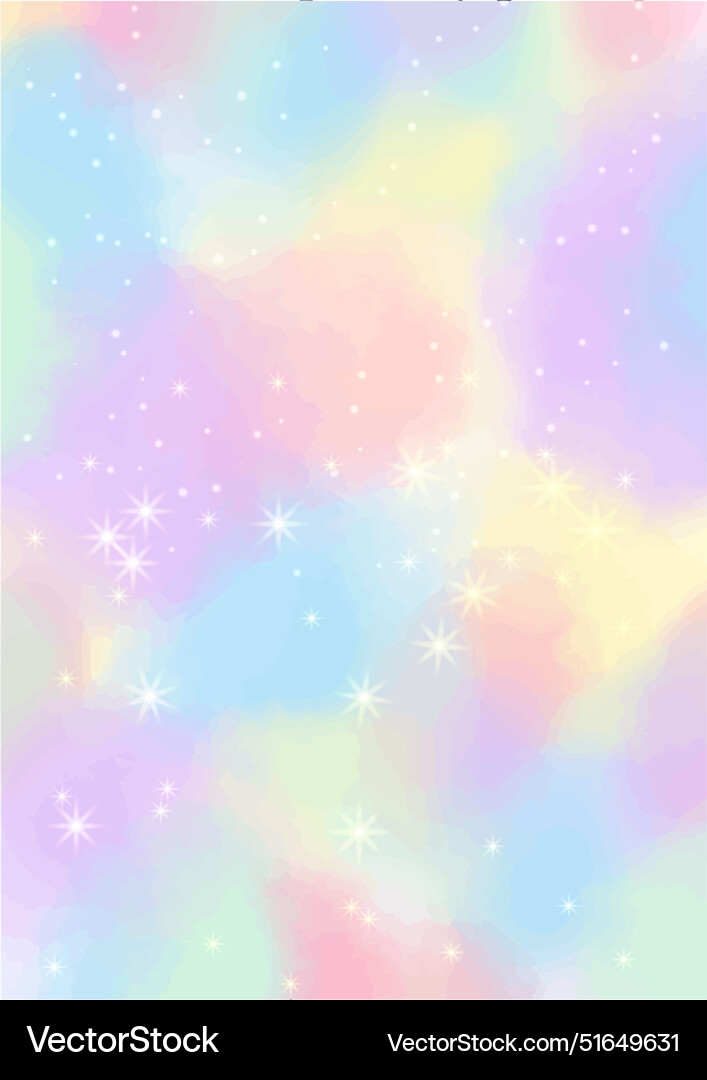 Colorful magical pastel paint abstract background Vector Image