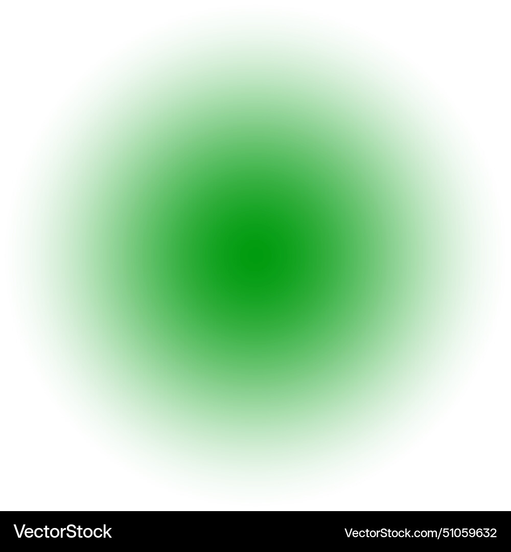 Green transparent blur translucent round Vector Image