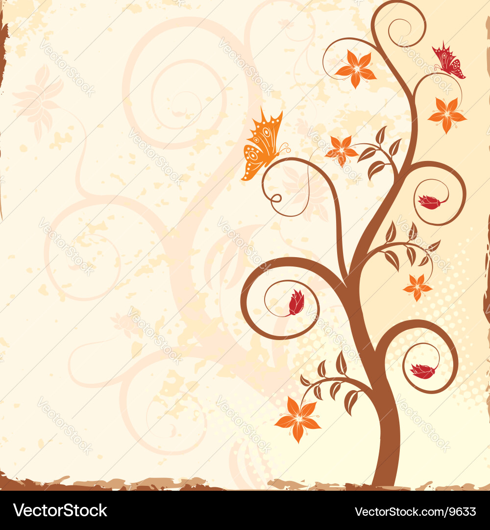 Background Flower Royalty Free Vector Image Vectorstock