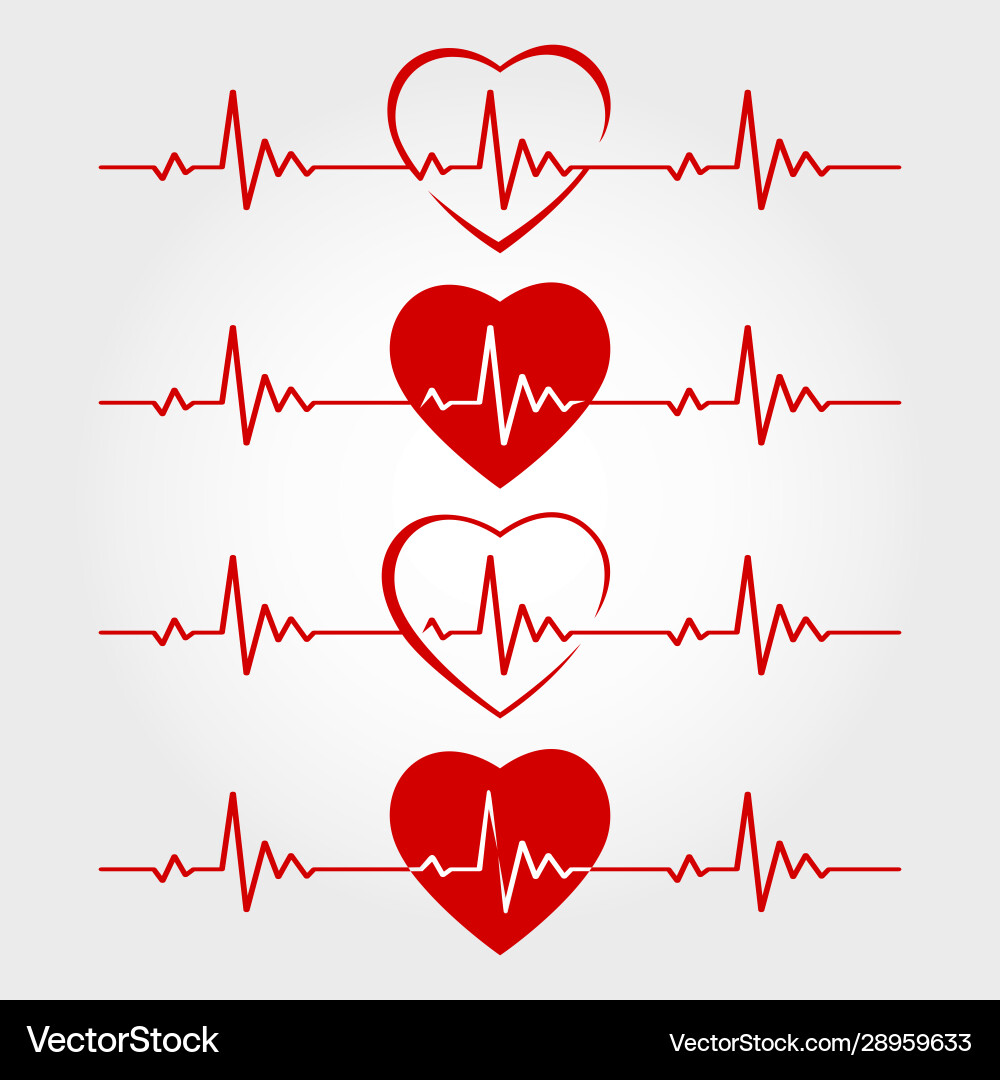 Royalty Free Stock Photos And Images Heart Ekg Vector Download Heart,