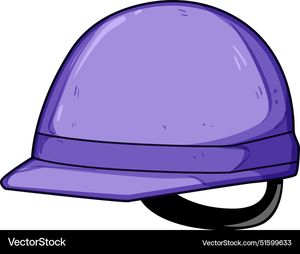Safety hard hat cartoon Royalty Free Vector Image