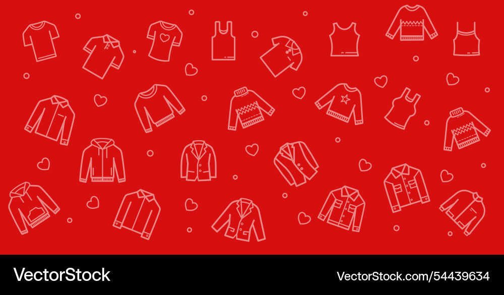 Background clothes wear Royalty Free Vector Image