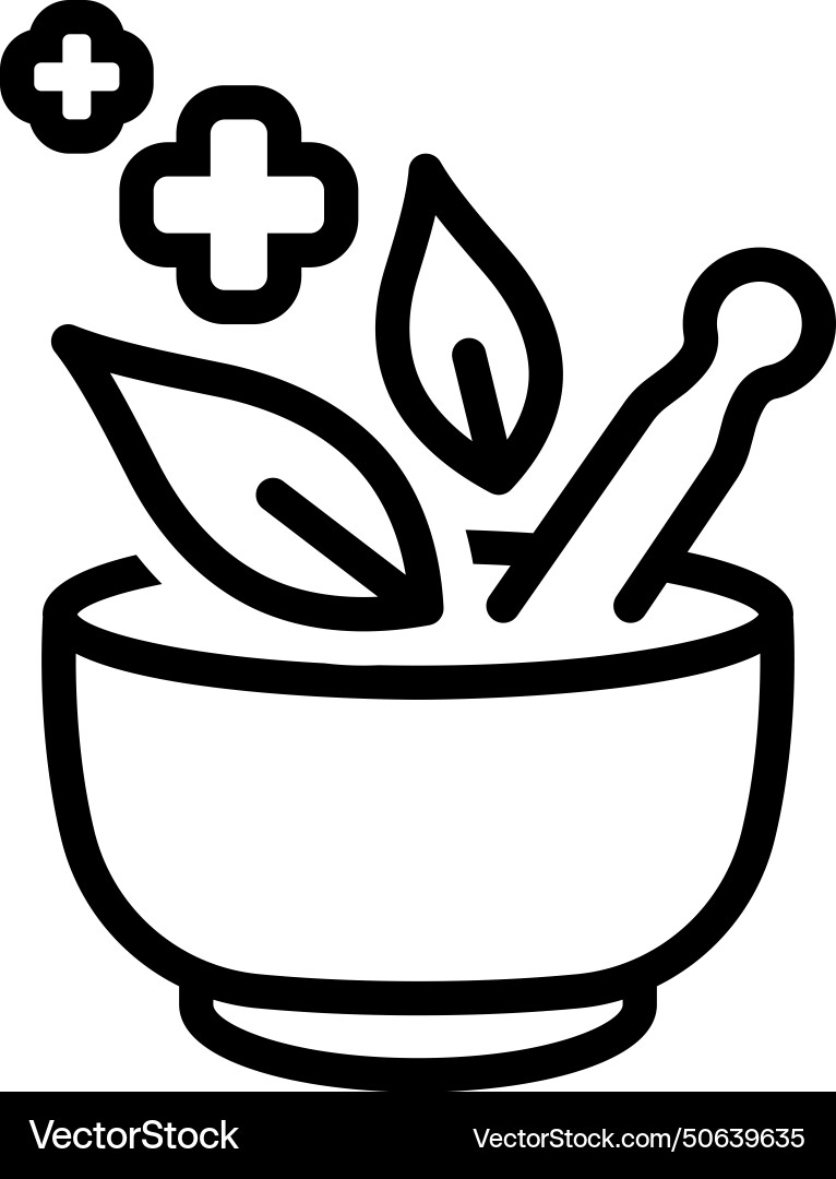 Herbal medicine Royalty Free Vector Image - VectorStock