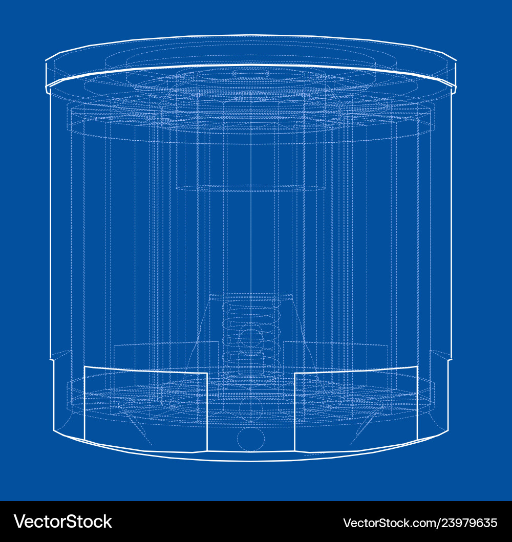 Oil filter concept Royalty Free Vector Image - VectorStock
