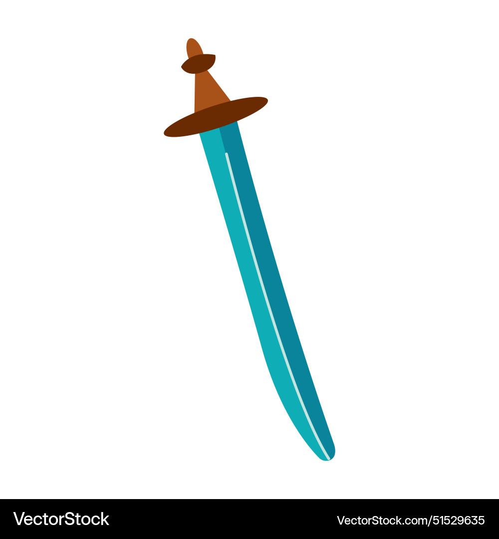 Sword viking weapons Royalty Free Vector Image