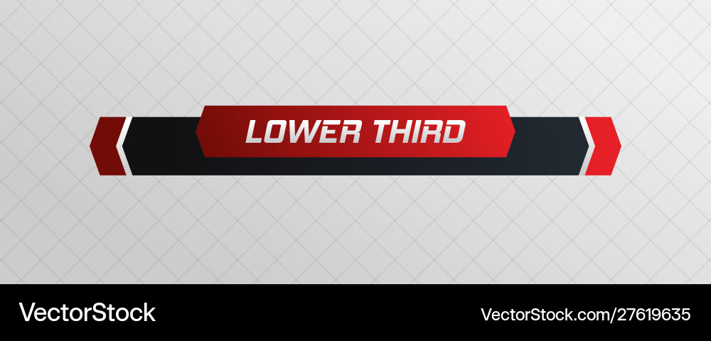 Tv news bar Royalty Free Vector Image - VectorStock