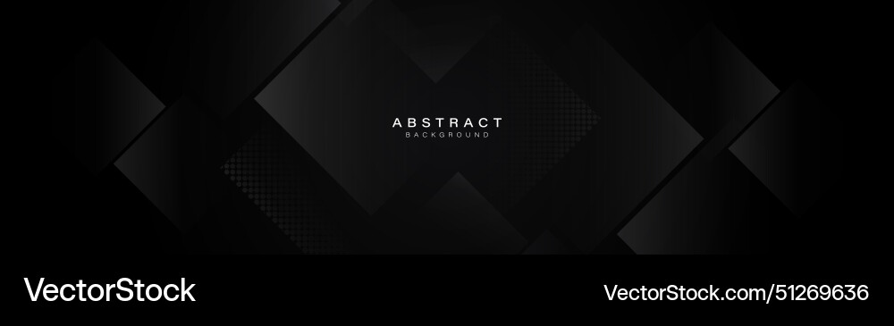 Abstract background with black geometric triangle Vector Image