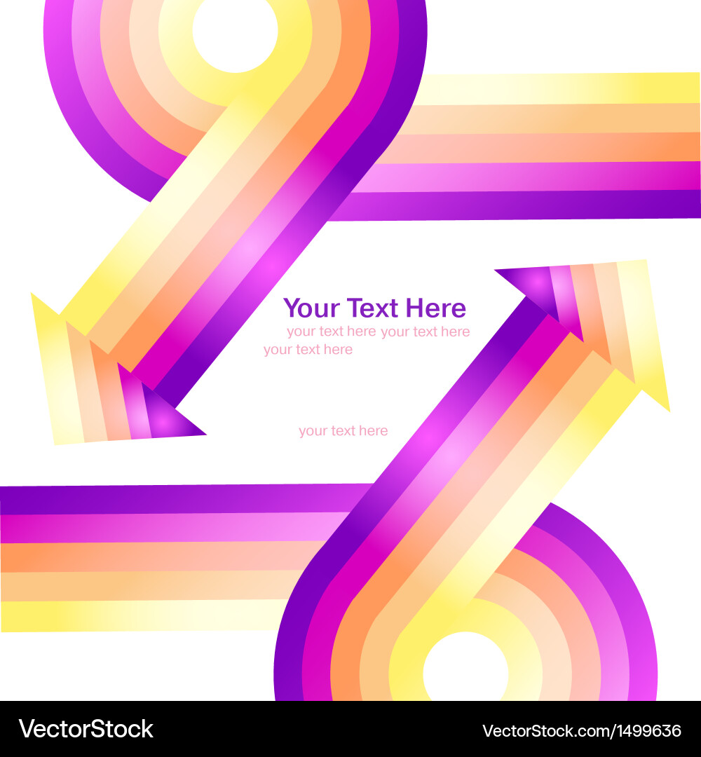 Background with arrows Royalty Free Vector Image