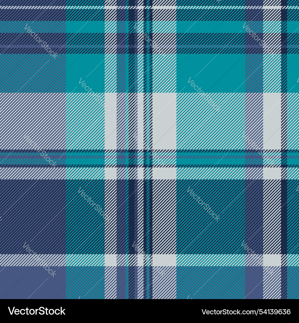 Curved seamless plaid texture checks pattern Vector Image