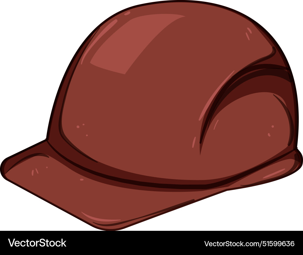 Worker hard hat cartoon Royalty Free Vector Image