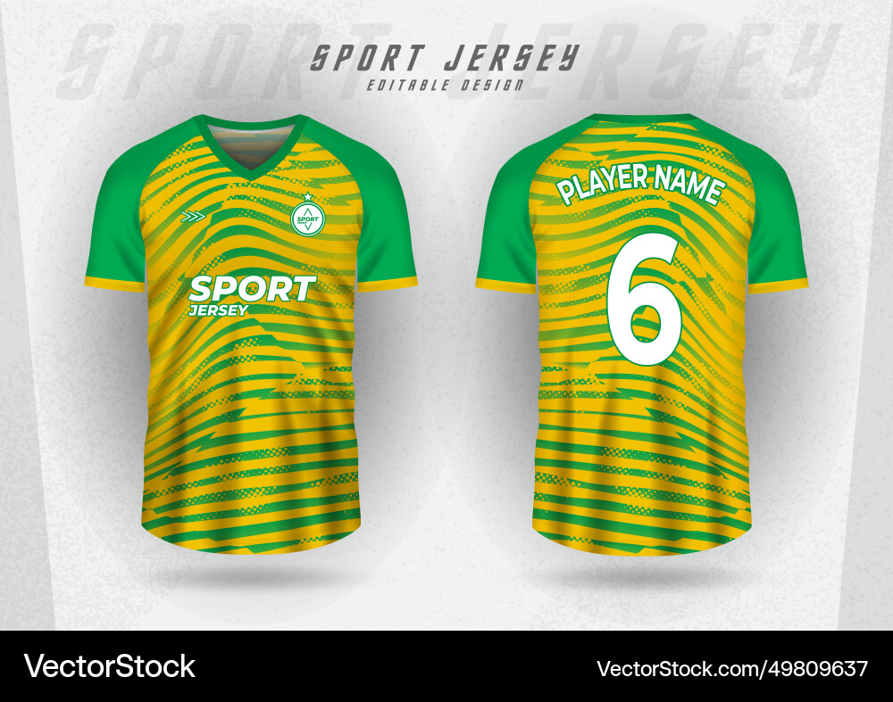Mockup for sports jerseys Royalty Free Vector Image
