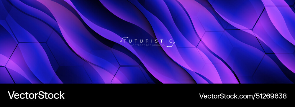 Abstract background with blue and purple Vector Image