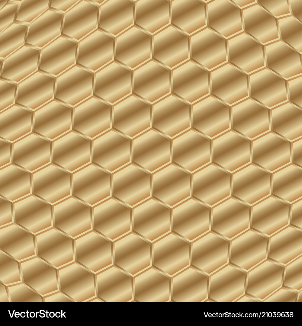 Abstract of fish-eye golden pentagon shape pattern