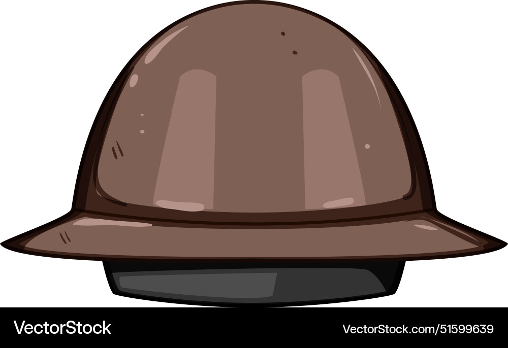 Cap hard hat cartoon Royalty Free Vector Image