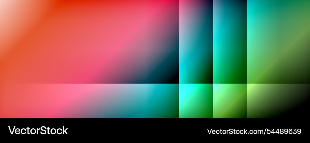 Dynamic shadow lines with gradient colors Vector Image