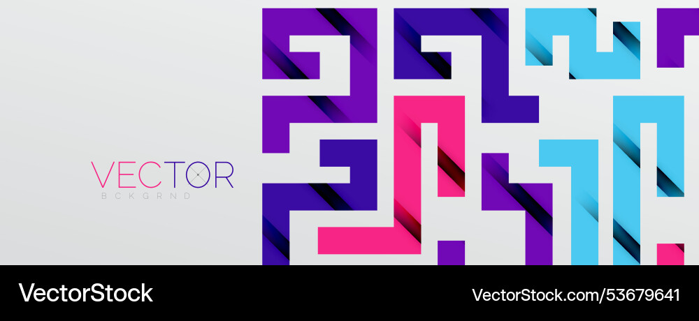 Color bend lines with shadow texture effect Vector Image