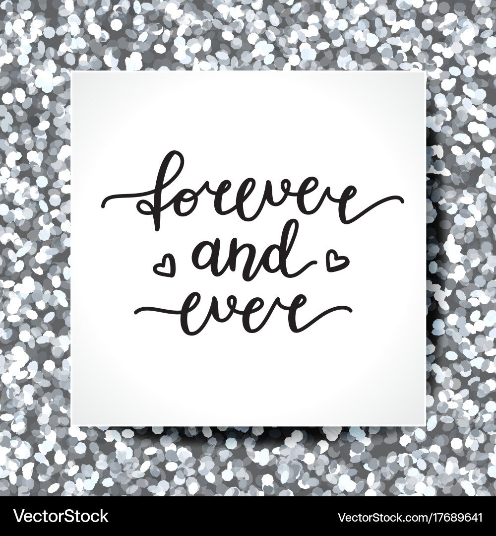 Forever and ever Royalty Free Vector Image - VectorStock