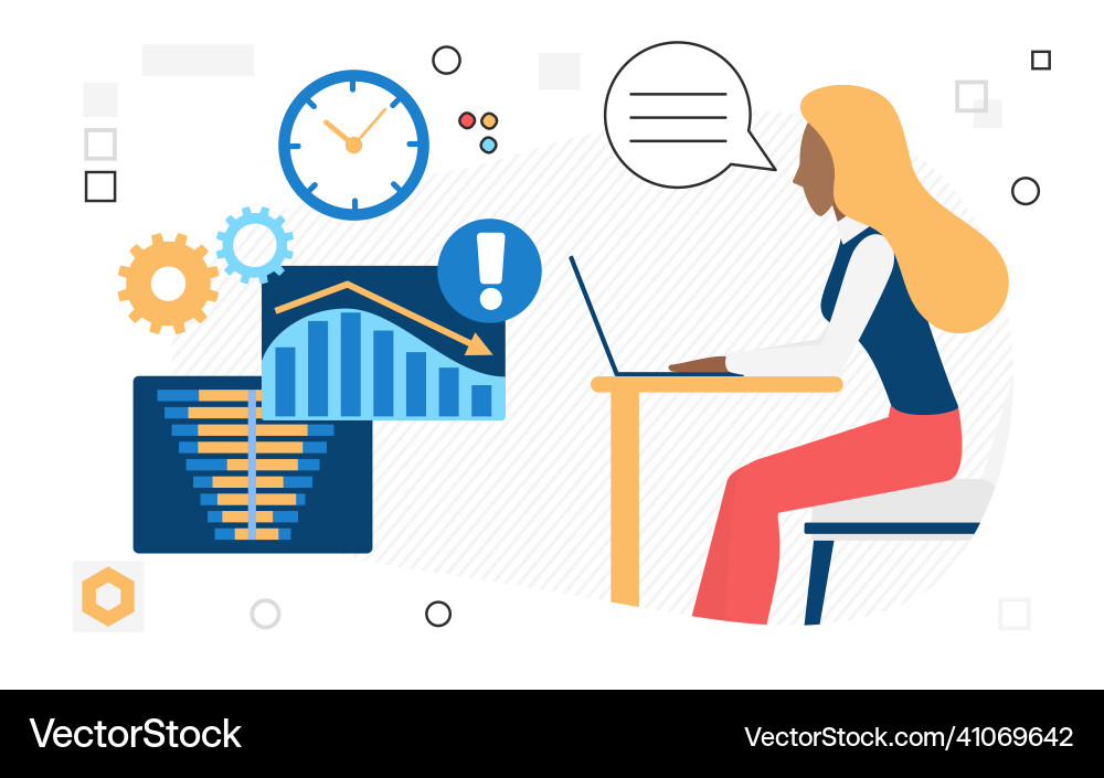 Business Performance & Analysis Royalty Free Vector