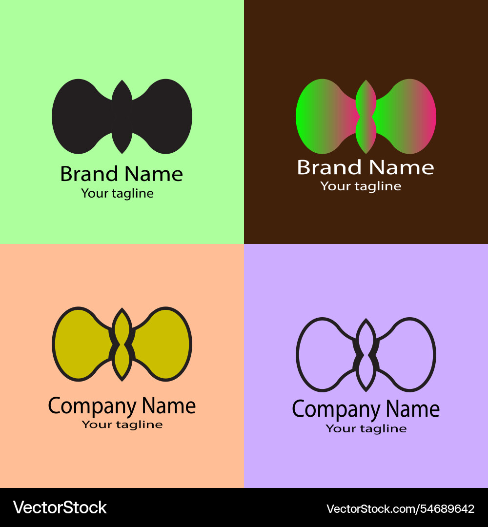 Favorite unique logo design Royalty Free Vector Image