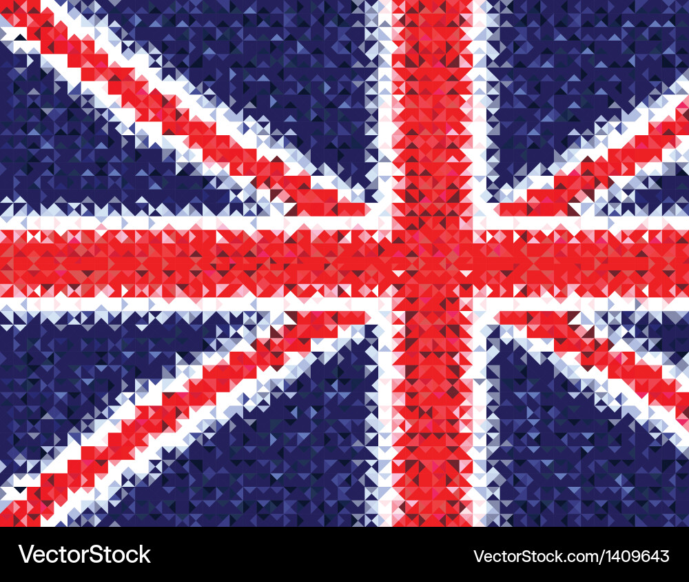 British flag gb Royalty Free Vector Image - VectorStock