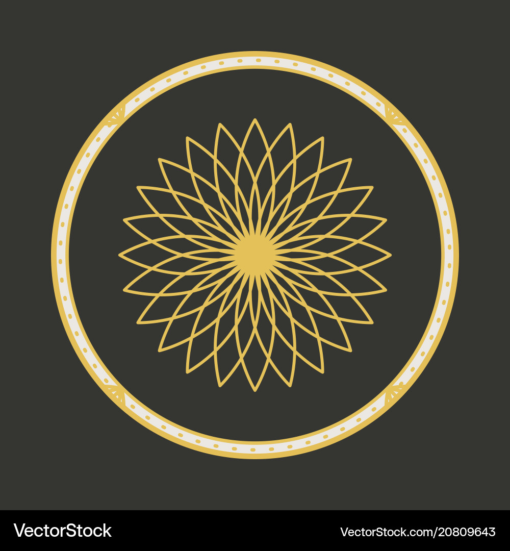 Geometric symbol Royalty Free Vector Image - VectorStock