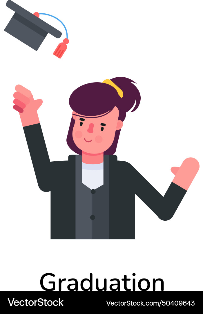 Graduation Royalty Free Vector Image - VectorStock