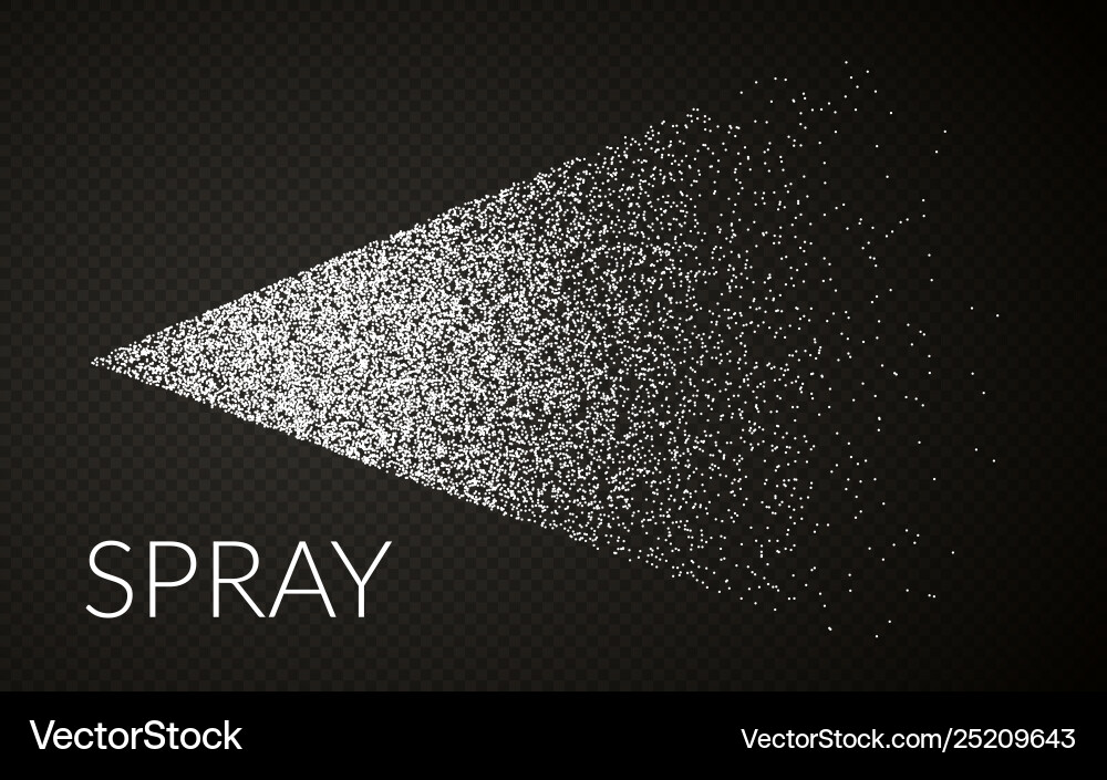 Water Mist Spray Atomizer Cosmetic Effect Vector Image