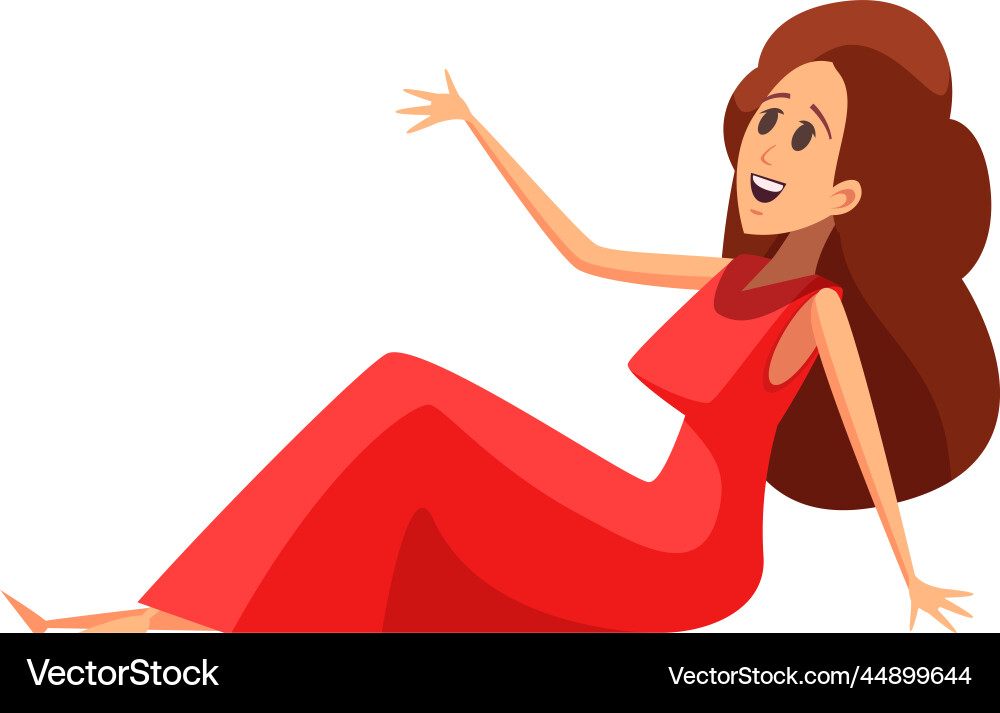 Cartoon opera singer Royalty Free Vector Image