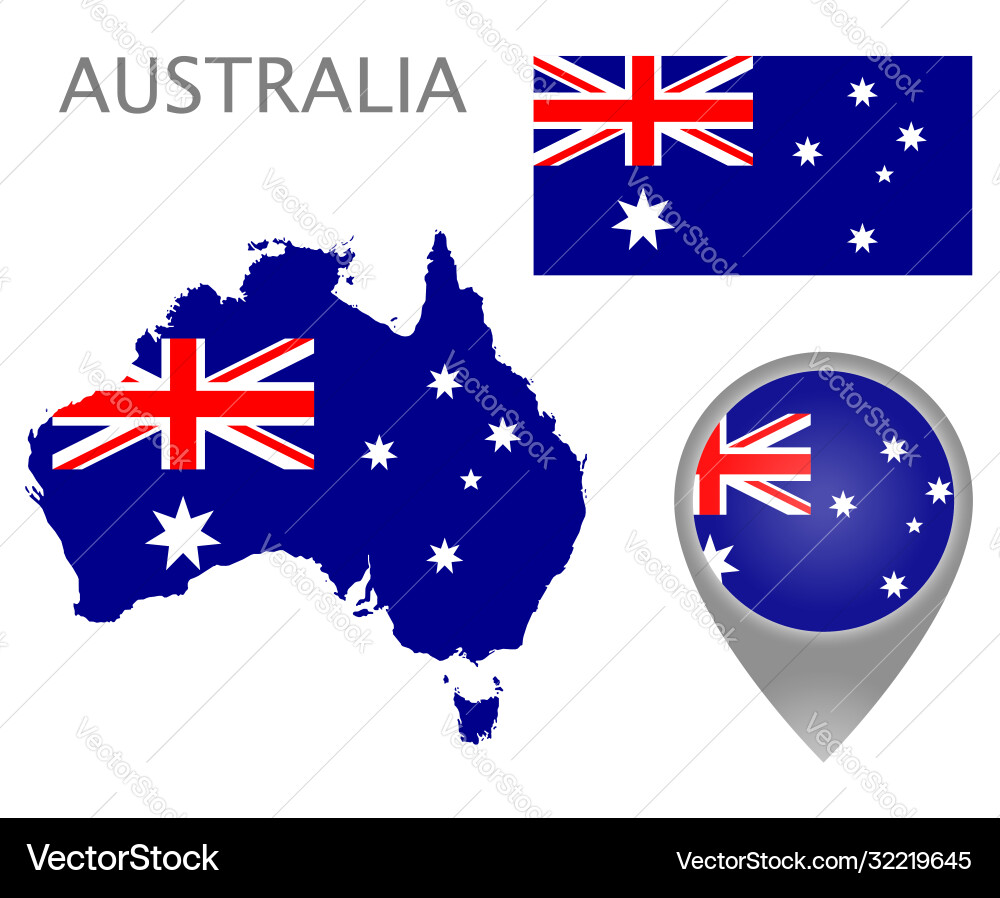 Australia 1 Royalty Free Vector Image - VectorStock