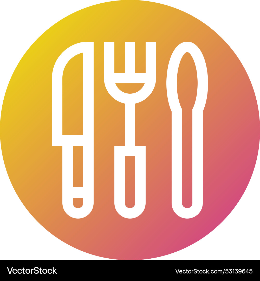 Cutlery icon design Royalty Free Vector Image - VectorStock