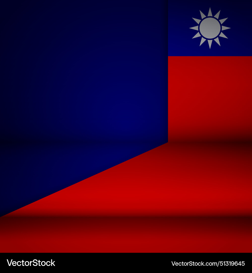 Edge background taiwan graphic and label Vector Image