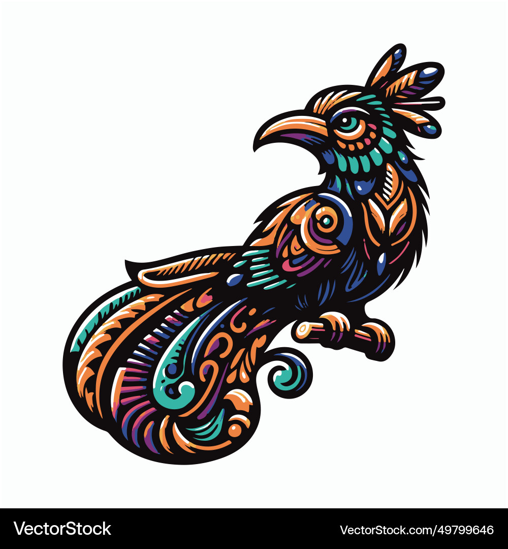 Bird art Royalty Free Vector Image - VectorStock