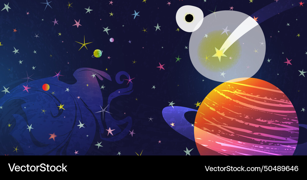 Outer Space Stars Background