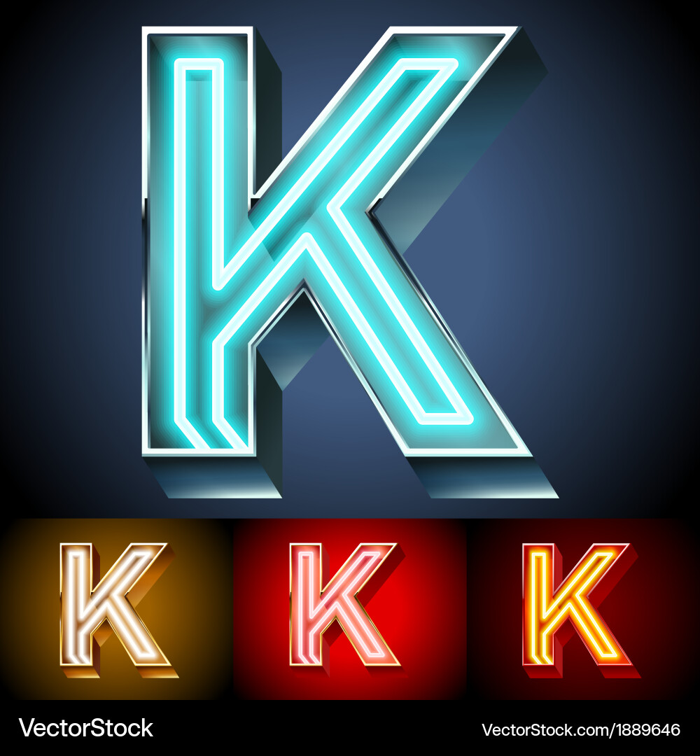 Blue Letter K Vector Images (over 3,100)