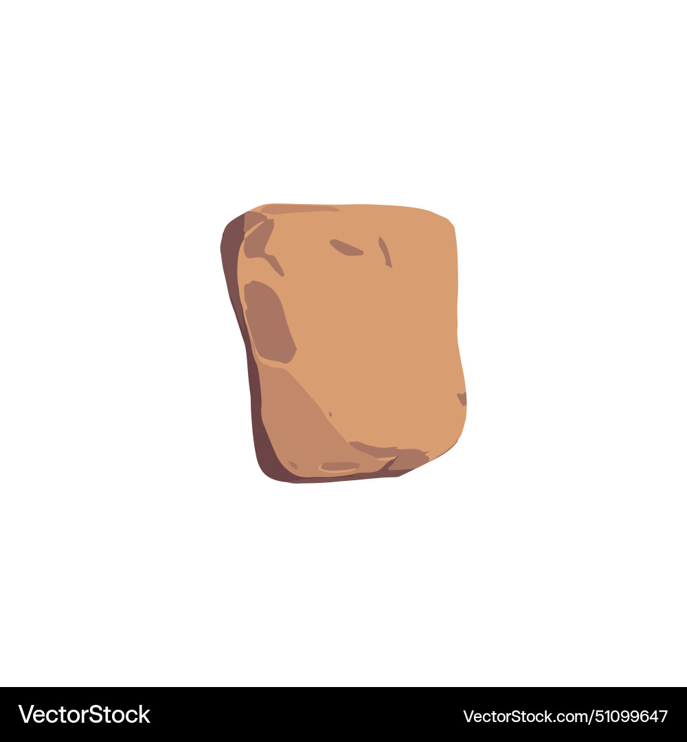 Graphics of brown square shaped Royalty Free Vector Image