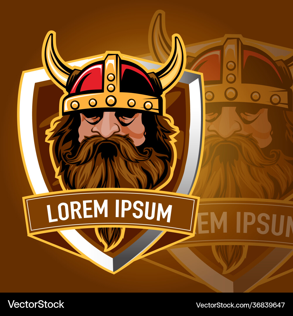 Viking sport logo Royalty Free Vector Image - VectorStock