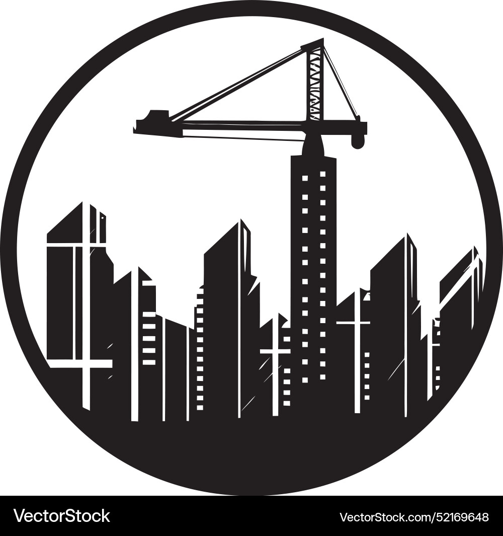 Craft of formwork in modern constructionbuilding Vector Image