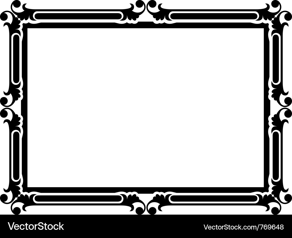 Einfacher Dekorrahmen Lizenzfreies Vektorbild