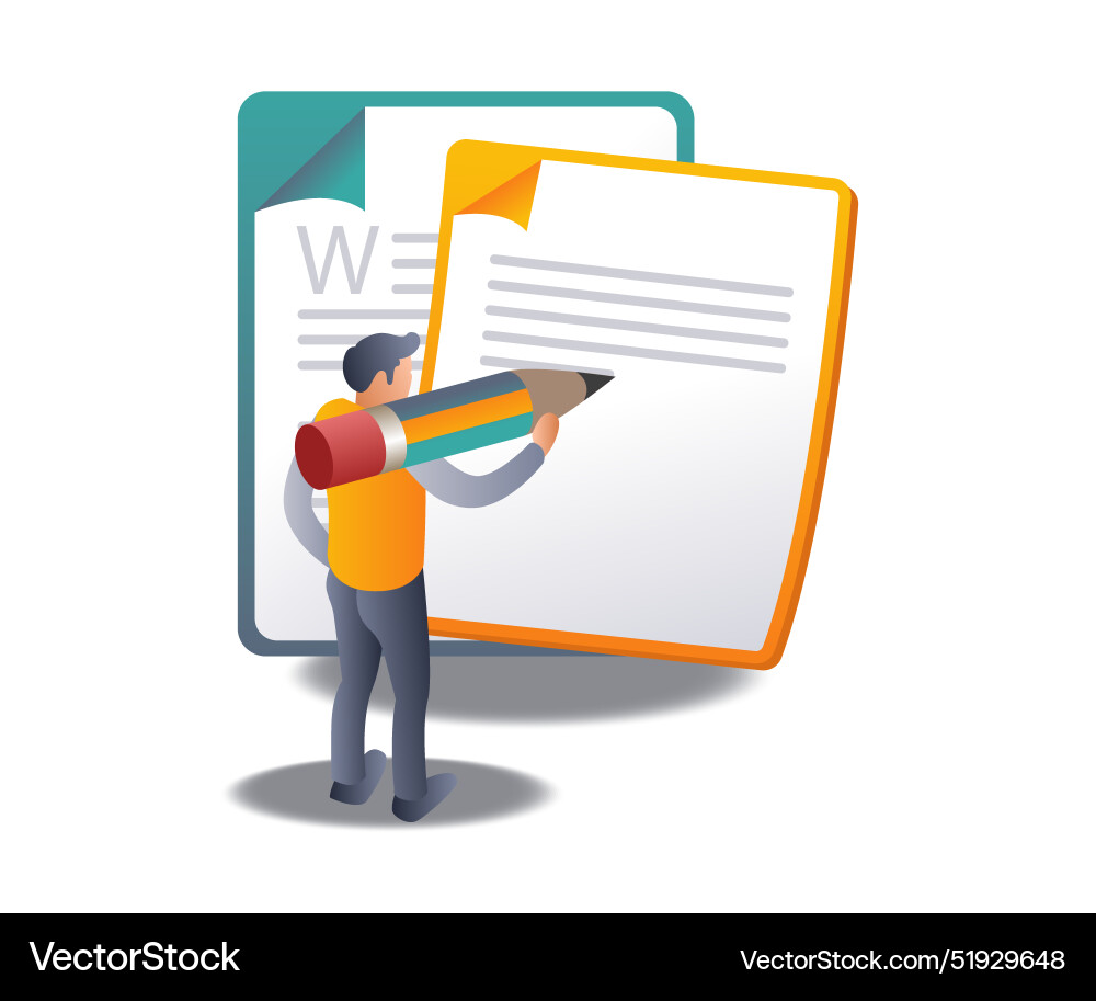 Professional copywriting for business Royalty Free Vector