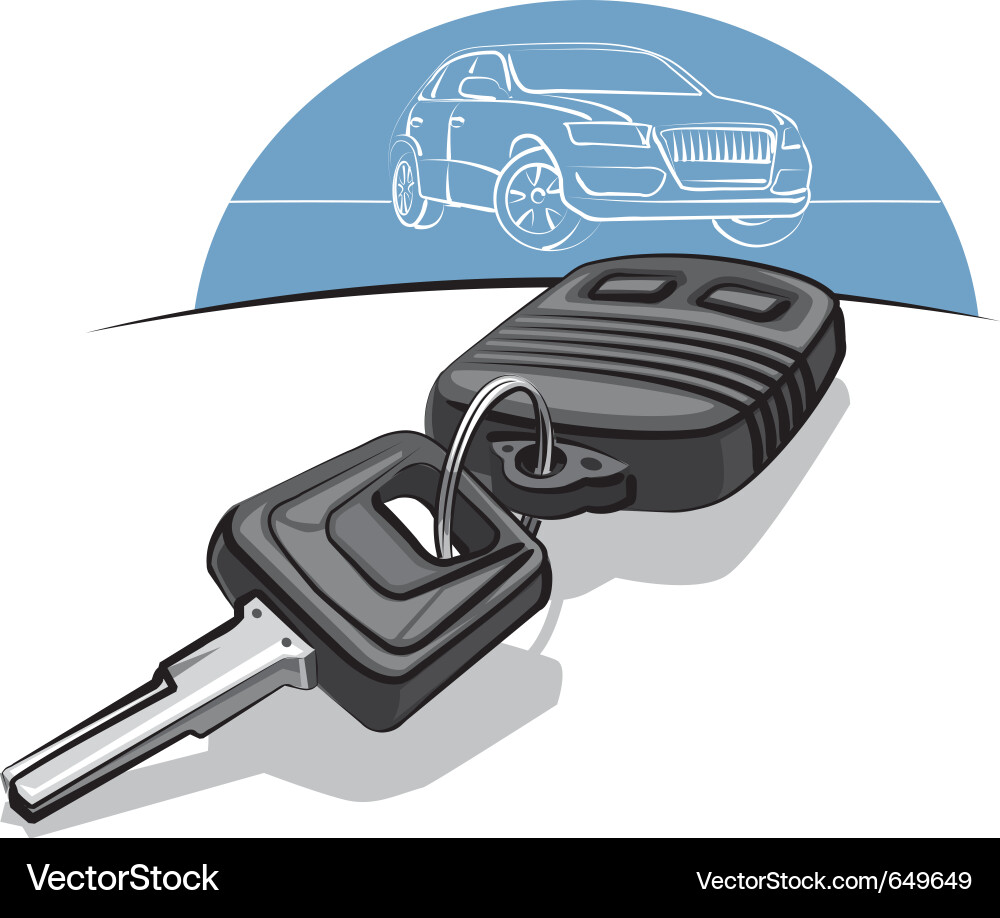 Car keys Royalty Free Vector Image - VectorStock