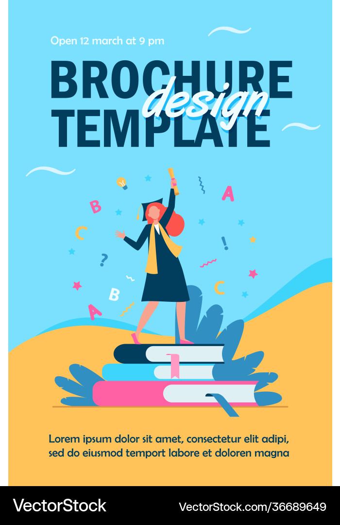 Graduation Celebration Royalty Free Vector Image