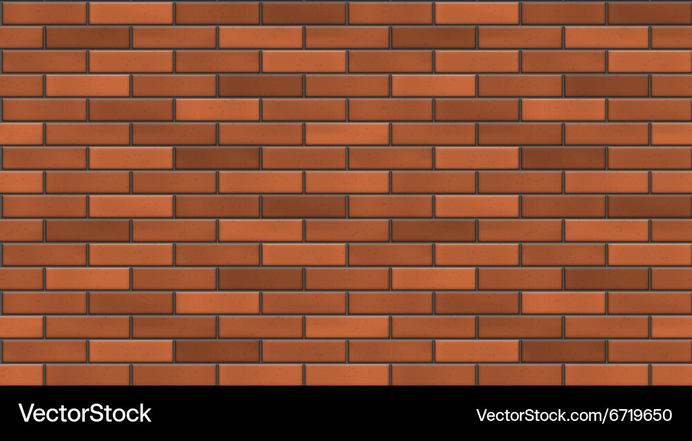 Seamless brick wall Royalty Free Vector Image - VectorStock