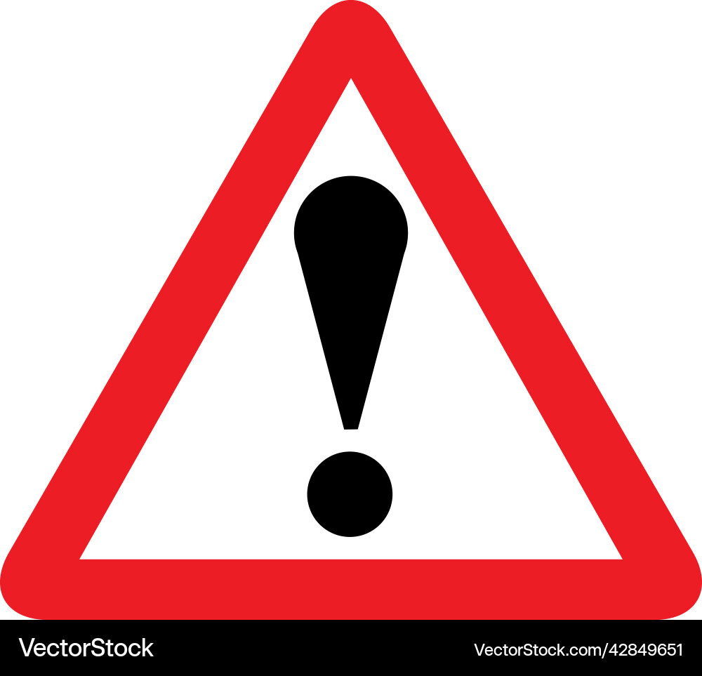 Caution Royalty Free Vector Image - VectorStock