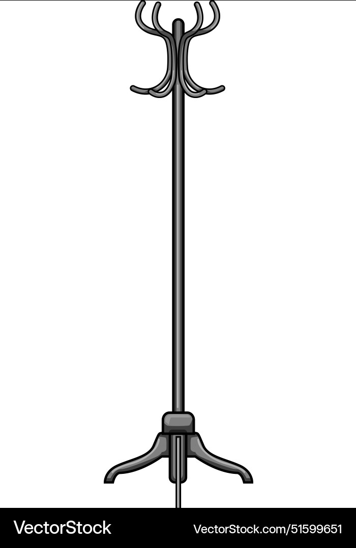 Woman hat stand cartoon Royalty Free Vector Image