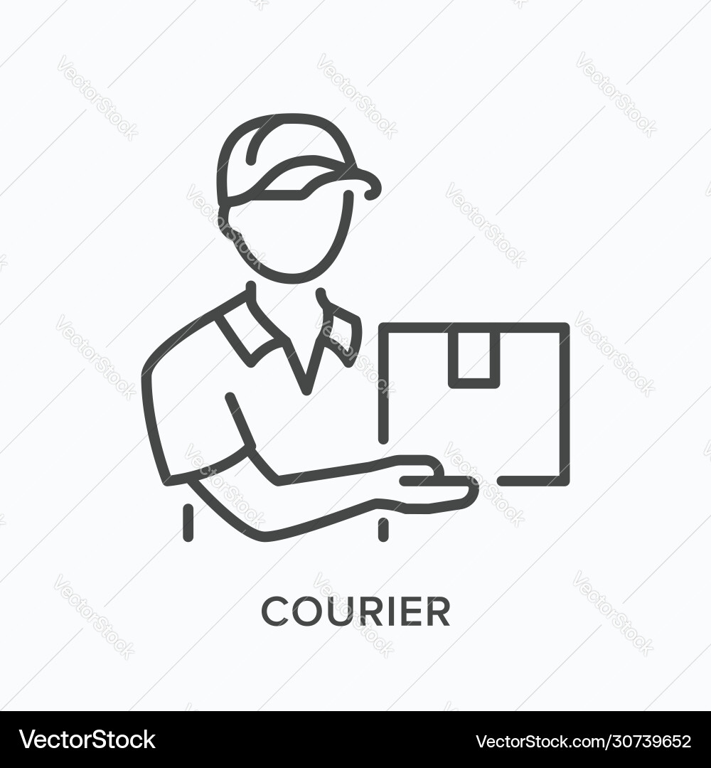 Cap Outline Postman Vector Images (98)