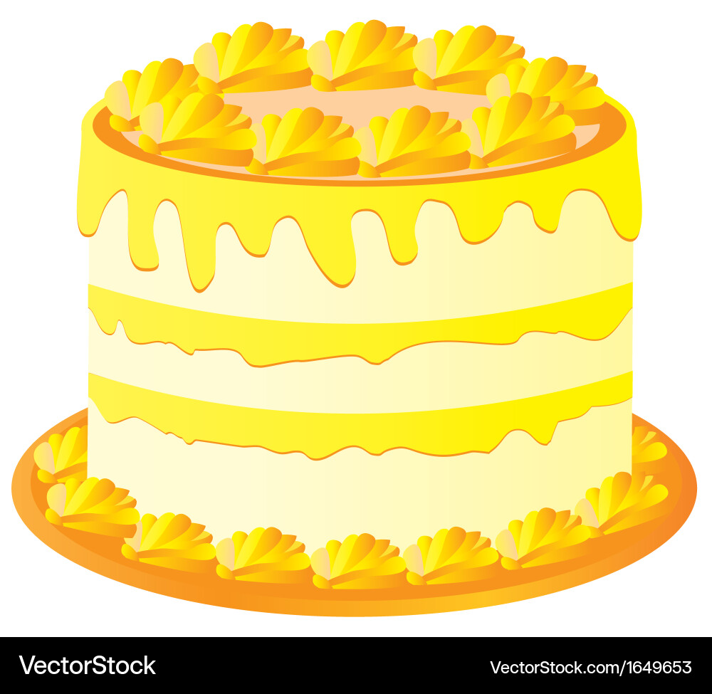 Cake Royalty Free Vector Image - VectorStock